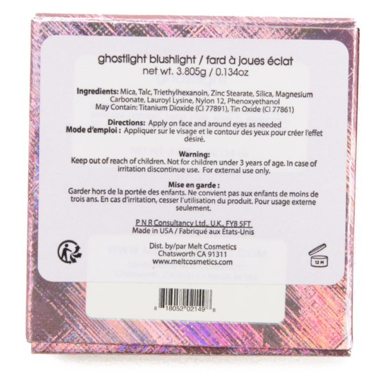 Melt Cosmetics Ghostlight Blushlight Review & Swatches
