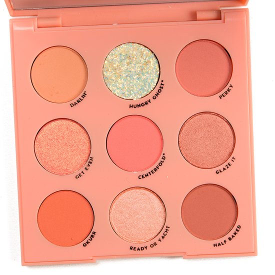 ColourPop Baby Got Peach 9-Pan Pressed Powder Palette Review & Swatches