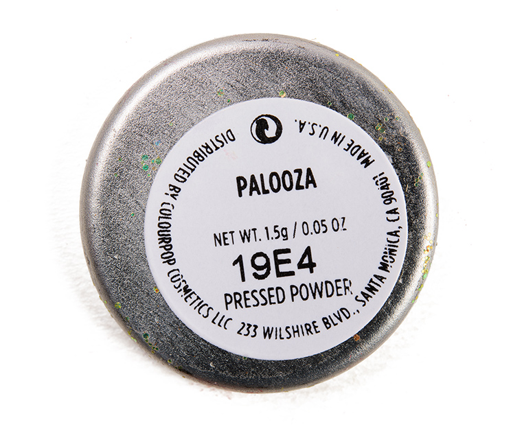 ColourPop Palooza Pressed Glitter Review & Swatches