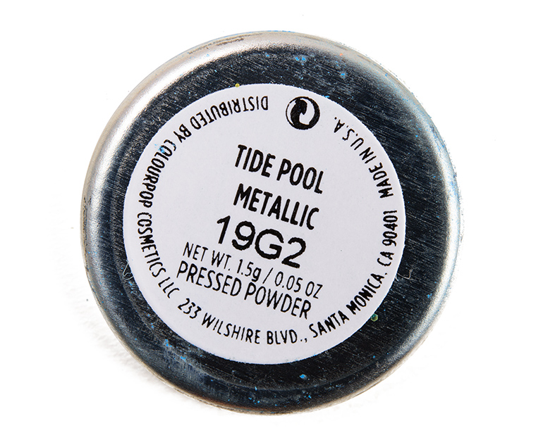 ColourPop Tide Pool Pressed Powder Shadow Review & Swatches