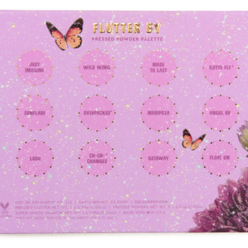 ColourPop Flutter By Eyeshadow Palette Review & Swatches