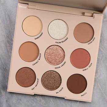 ColourPop Going Coconuts 9-Pan Pressed Powder Palette Review & Swatches