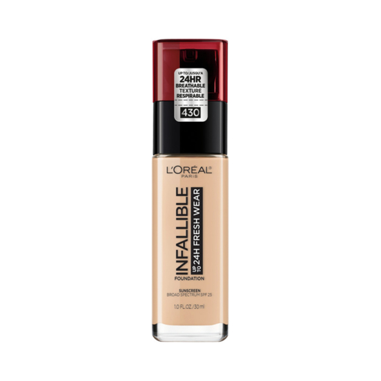 L'Oreal Ivory Buff Infallible Fresh Wear 24HR Foundation Dupes & Swatch ...
