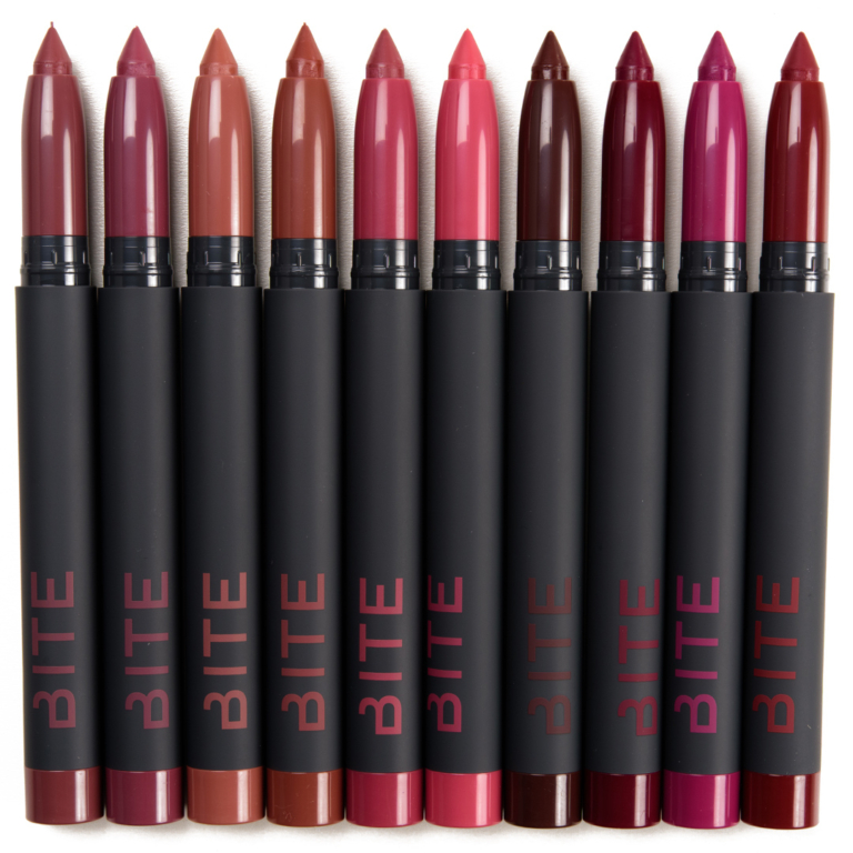 Bite Beauty Power Move Creamy Matte Lip Crayon • Lipstick Review & Swatches