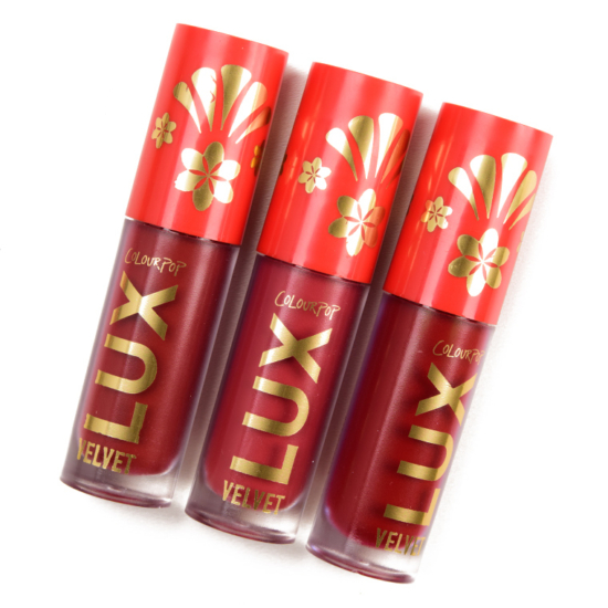 ColourPop Lunar New Year Collection Swatches (2020)