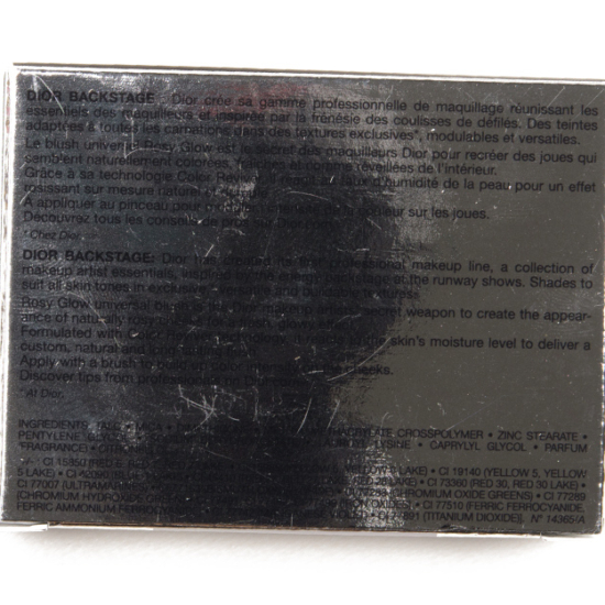 Dior Pink (001) Backstage Rosy Glow Blush Review & Swatches