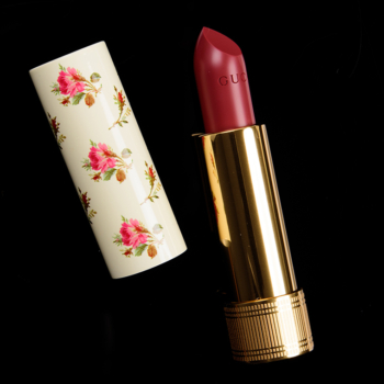 Gucci Beauty Mildred Rosewood (203) Sheer Lipstick Review & Swatches