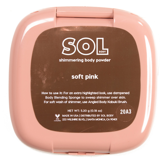 Sol Body Soft Pink Face & Glow Highlighter Review & Swatches