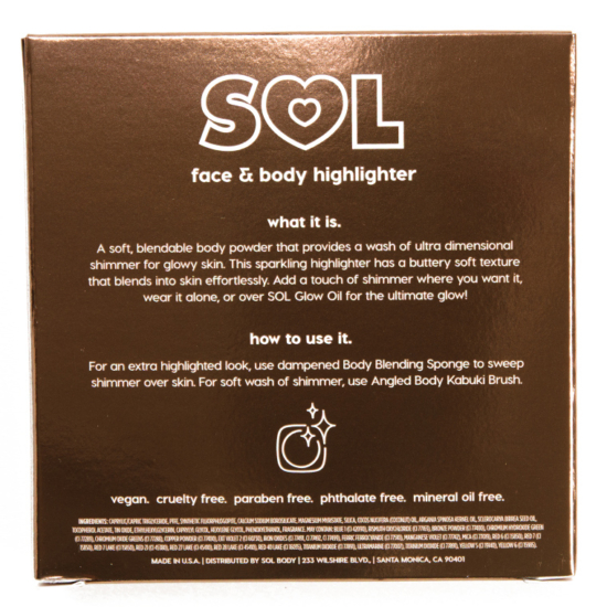 Sol Body Soft Pink Face & Glow Highlighter Review & Swatches
