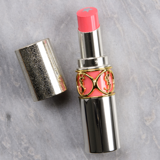 YSL Pink Flow (3) Rouge Volupte Rock'N Shine Lipstick Review & Swatches