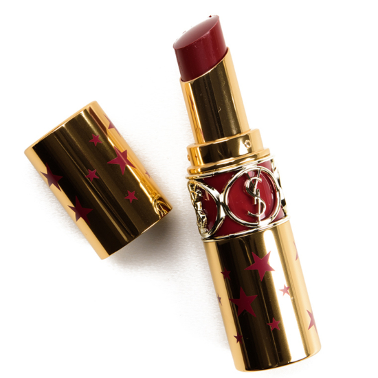 YSL Red in the Dark (76) Rouge Volupte Shine Oil-in-Stick Review & Swatches