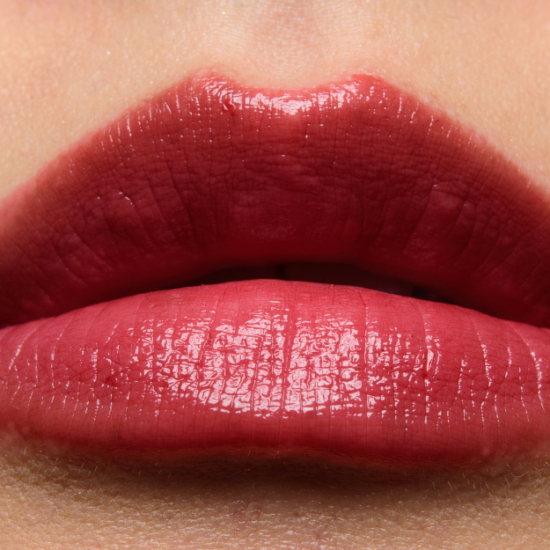 YSL Red in the Dark (76) Rouge Volupte Shine Oil-in-Stick Review & Swatches