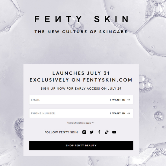 Fenty Skin by Rihanna Launches July 31st + Early Access