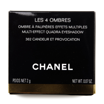 Chanel Candeur et Provocation (362) Eyeshadow Quad Review & Swatches (2020)