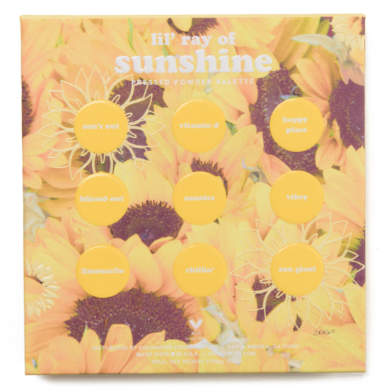 ColourPop Lil' Ray of Sunshine 9-Pan Pressed Powder Palette Review ...
