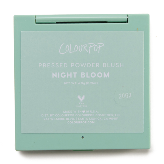 ColourPop Night Bloom Pressed Powder Blush Review & Swatches
