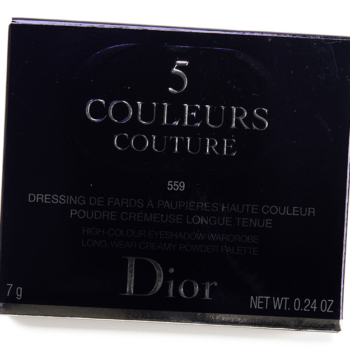 Dior Poncho (559) 5 Couleurs Couture Eyeshadow Palette Review & Swatches