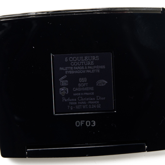 Dior Soft Cashmere (669) Eyeshadow Palette Review & Swatches