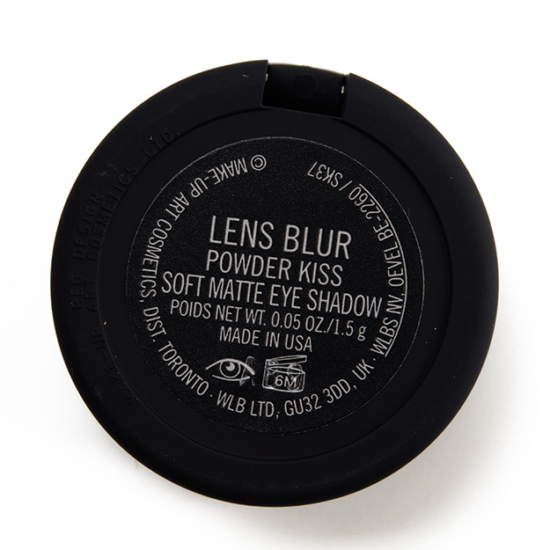 MAC Lens Blur Powder Kiss Soft Matte Eyeshadow Review & Swatches