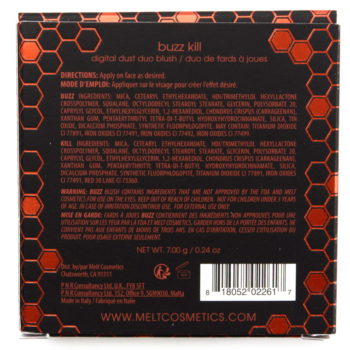 Melt Cosmetics Buzz Kill Digital Dust Duo Blush Review & Swatches