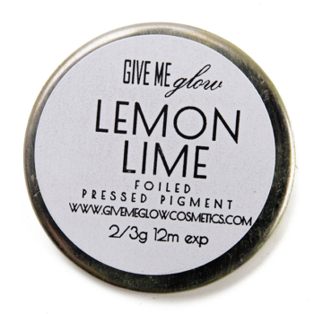 Give Me Glow Lemon Lime Foiled Pressed Shadow Review & Swatches