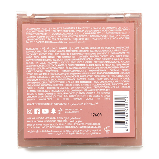 Huda Beauty Sand Haze Obsessions Eyeshadow Palette Review & Swatches