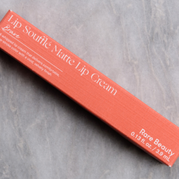Rare Beauty Brave Lip Souffle Matte Cream Lipstick Review & Swatches