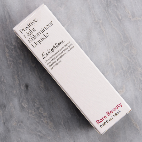 Rare Beauty Enlighten Positive Light Liquid Luminizer Highlight Review & Swatches