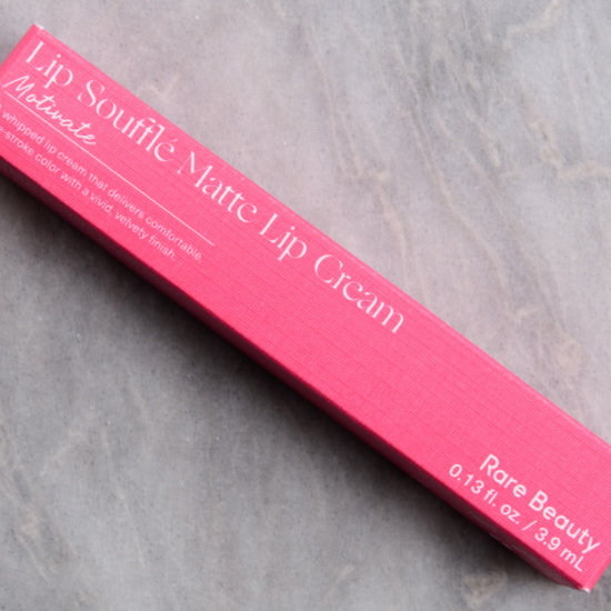 Rare Beauty Motivate Lip Souffle Matte Cream Lipstick Review & Swatches