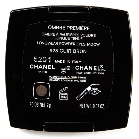 Chanel Cuir Brun (928) Ombre Premiere Longwear Powder Eyeshadow Review ...