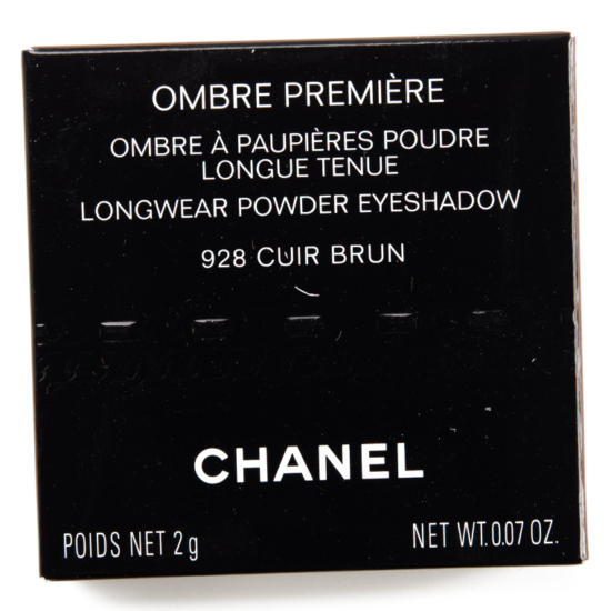 Chanel Cuir Brun (928) Ombre Premiere Longwear Powder Eyeshadow Review ...