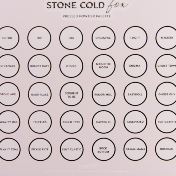 ColourPop Stone Cold Fox Eyeshadow Palette Review & Swatches