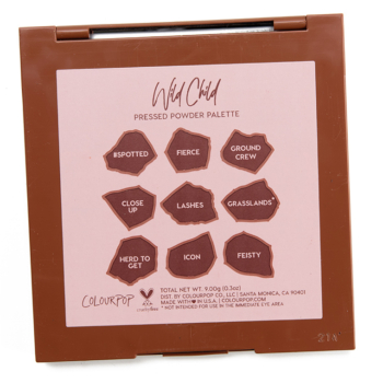 ColourPop Wild Child 9-Pan Pressed Powder Palette Review & Swatches