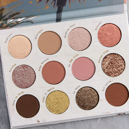 ColourPop Off Melrose 12-Pan Pressed Powder Shadow Palette Review ...