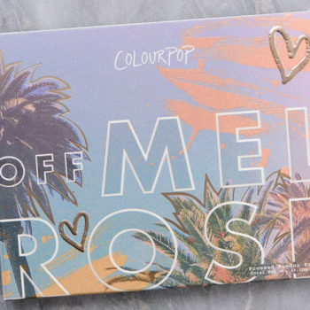 ColourPop Off Melrose 12-Pan Pressed Powder Shadow Palette Review ...