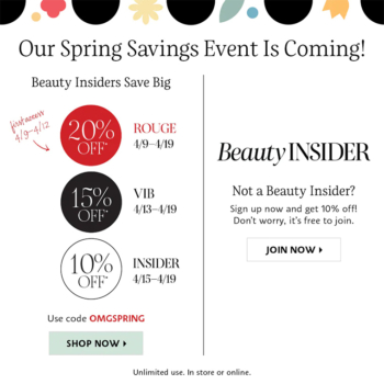 Sephora Spring Sale 2021: Codes + Start Dates for April 2021