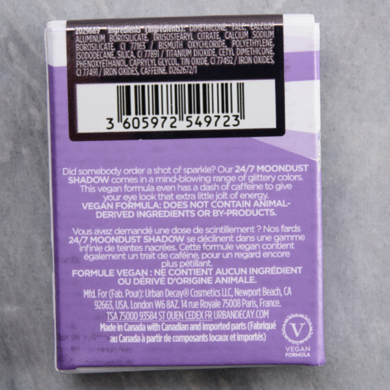 Urban Decay Cosmic 24/7 Moondust Eyeshadow Review & Swatches