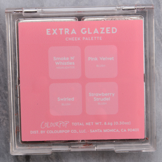 ColourPop Extra Glazed 4-Pan Cheek Palette Review & Swatches