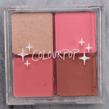 ColourPop Extra Glazed 4-Pan Cheek Palette Review & Swatches