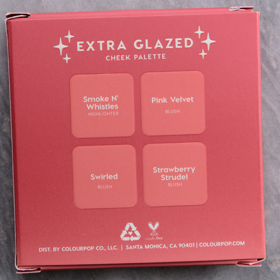 ColourPop Extra Glazed 4-Pan Cheek Palette Review & Swatches