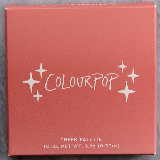ColourPop Sugar Frosted 4-Pan Cheek Palette Review & Swatches