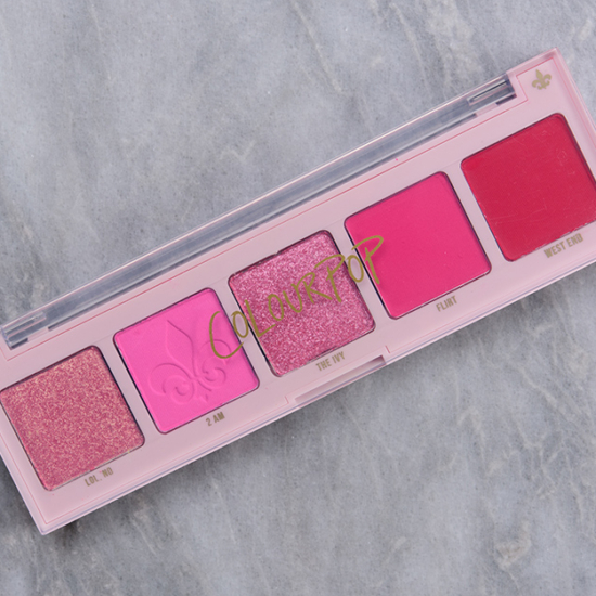 ColourPop Too Haute Palette Review & Swatches