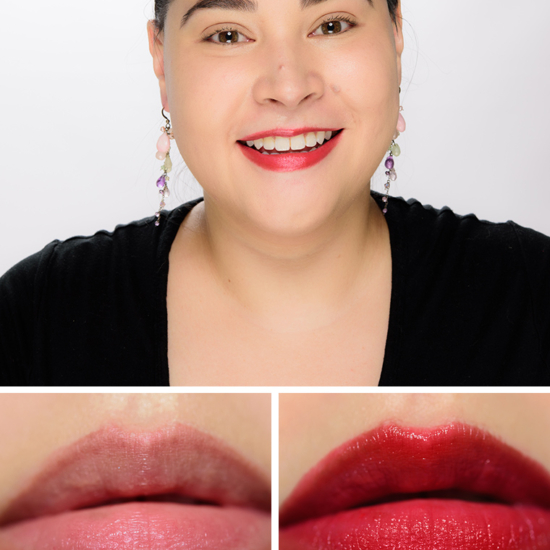 Guerlain Petal Red (709) KissKiss Shine Bloom Lipstick Balm Review ...