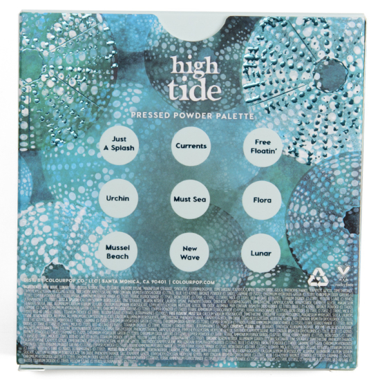 ColourPop High Tide 9-Pan Pressed Powder Palette Review & Swatches