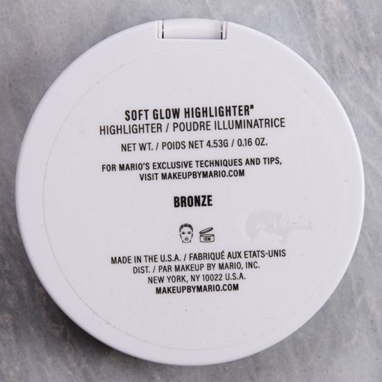 Makeup by Mario Bronze Soft Glow Highlighter Review & Swatches