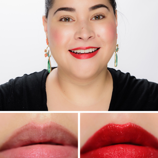 Clinique Red Hot & Red-Handed Pop Reds Lipstick Review & Swatches