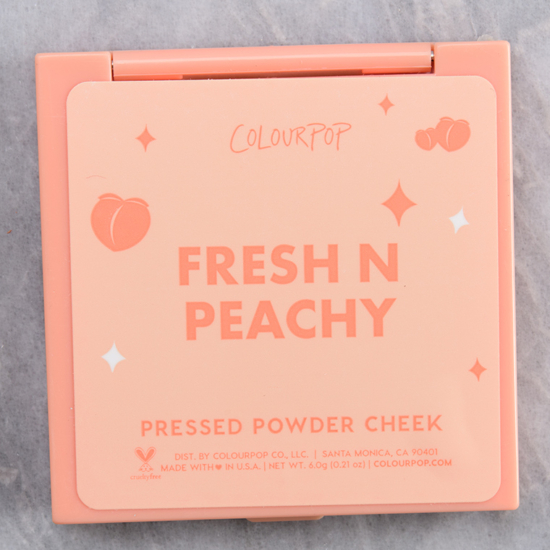 ColourPop Fresh 'n' Peachy Blush Review & Swatches