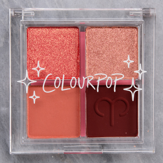 ColourPop The Bold and the Aries Eyeshadow Quad Review & Swatches