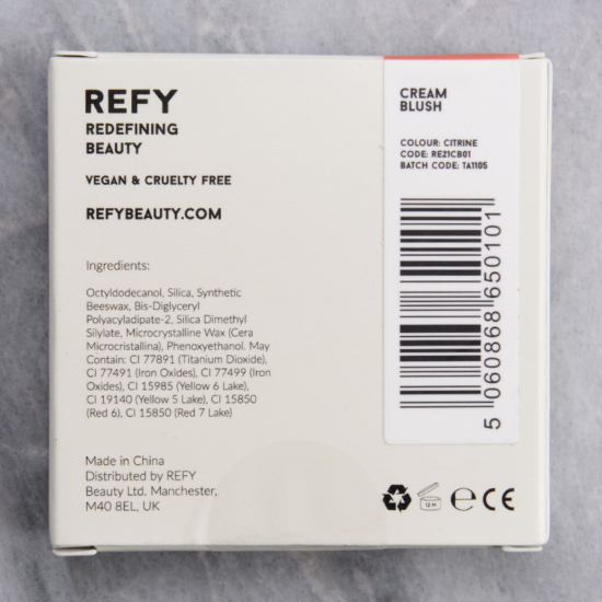 REFY Citrine Cream Blush Review & Swatches