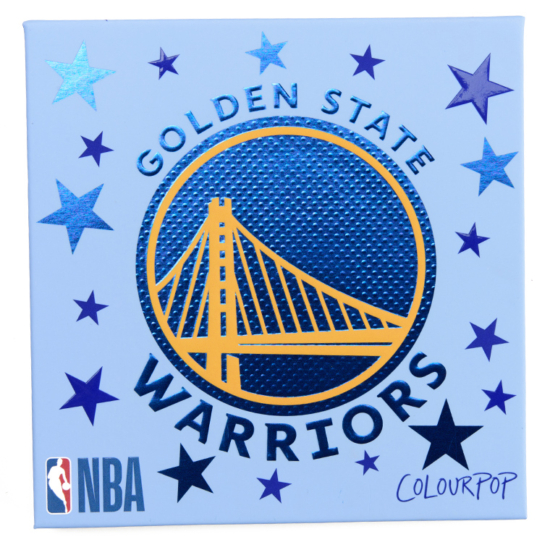 ColourPop x NBA Golden State Warriors Eyeshadow Palette Review & Swatches